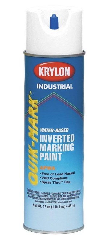 Krylon S03901 Quik-Mark Water Based White Marking Paint | FRY Fastening ...